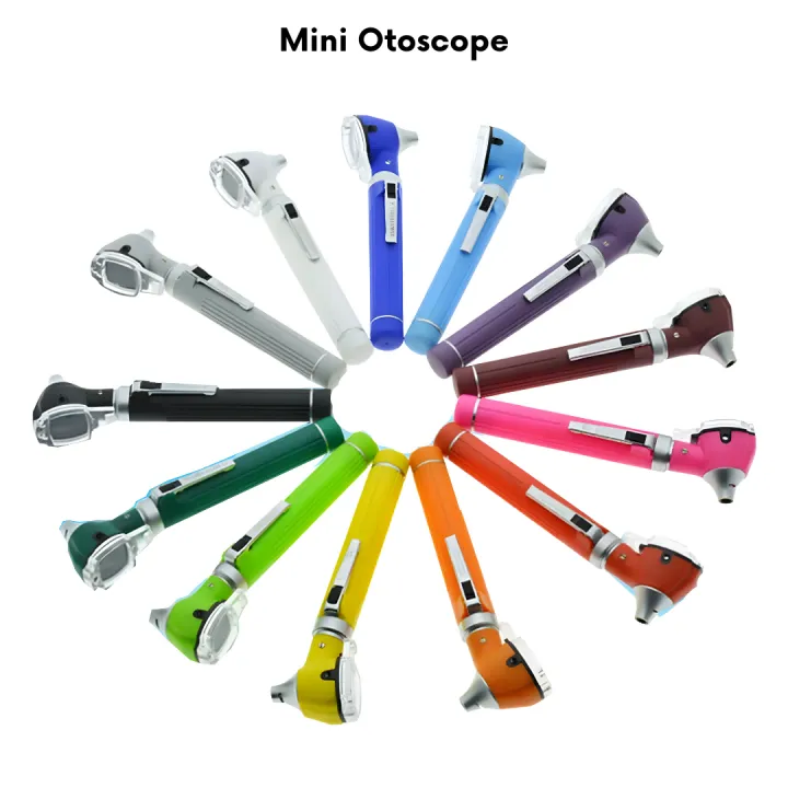 Fiber Optic Mini Otoscope with 10 Ear Tips - Ear Scope with Light, Ear ...