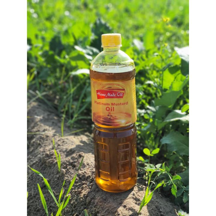 home made mustard oil (Sarson oil ) 1liter | Daraz.pk