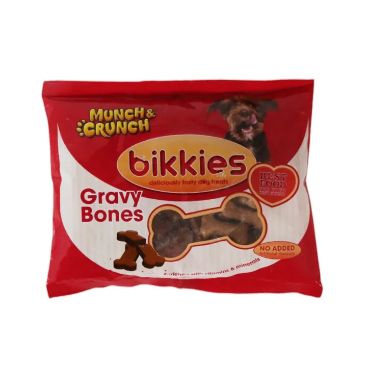 MUNCH & CRUNCH DOG FOOD BIKKIES GRAVY BONES 300 GM | Daraz.pk