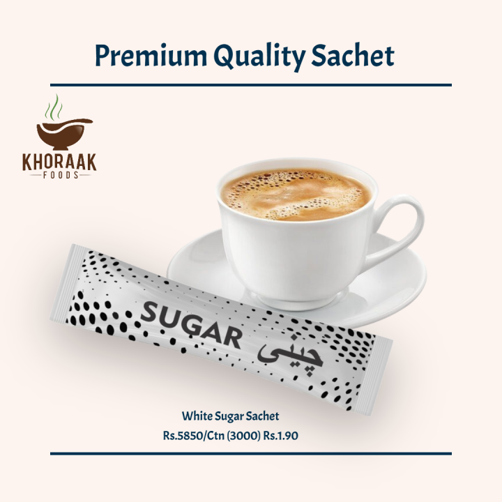 White Sugar Stick (Satche) 4gram Premium Quality, Specialize Product ...