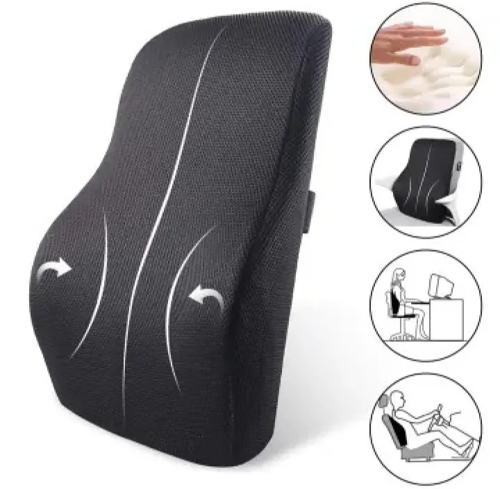 Universal Lumbar Support Cushion For Car | Back Posture Support | Daraz.pk