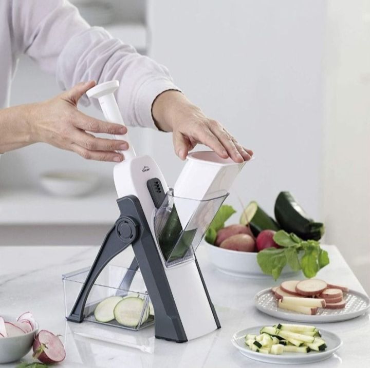 Mandoline 5-in-1 Vegetable Cutter & Slicer Multifunctional, Safe ...