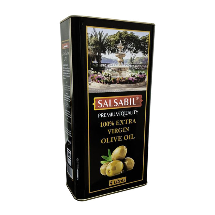 Salsabil Extra Virgin Olive Oil 4 Litre Tin | Daraz.pk