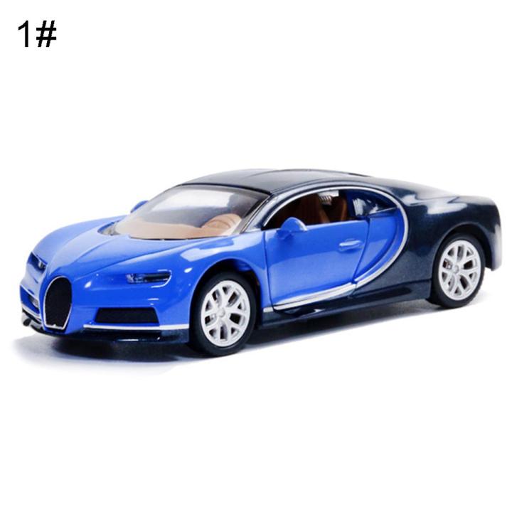 New NYT 1/34 For Lamborghini Bugatti Diecat Pull Back Model Car Toy ...