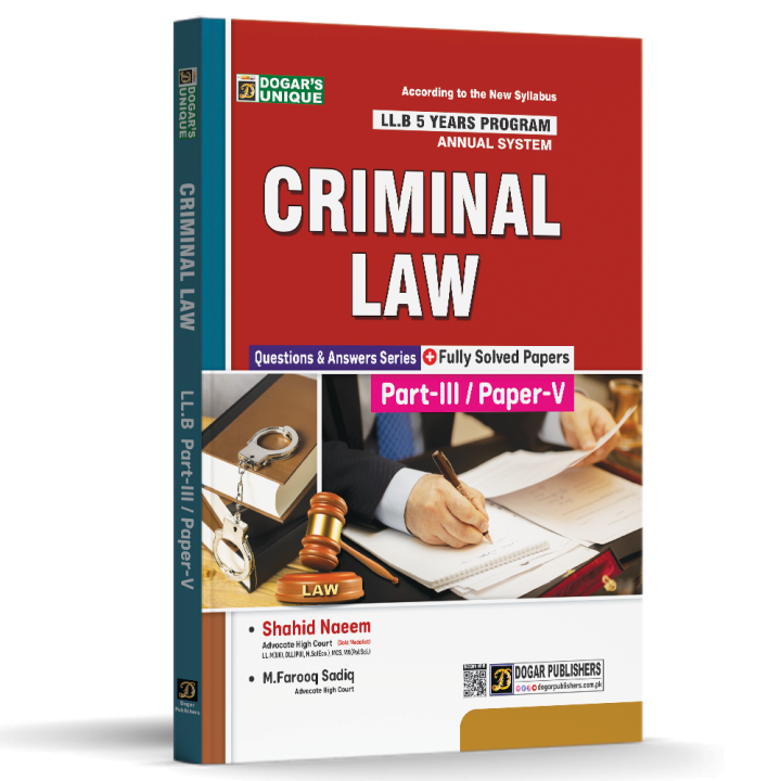 LLB Part 3 Criminal LAW (5 Years Program) | Daraz.pk
