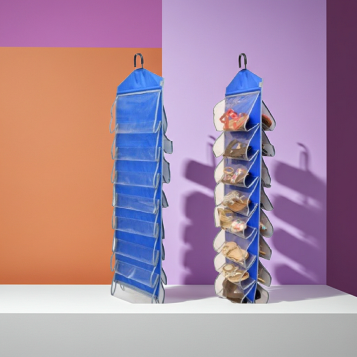 CUSTOMIZE Shoe Hanger(Non Woven material) Space-Saving Hanger Footwear ...
