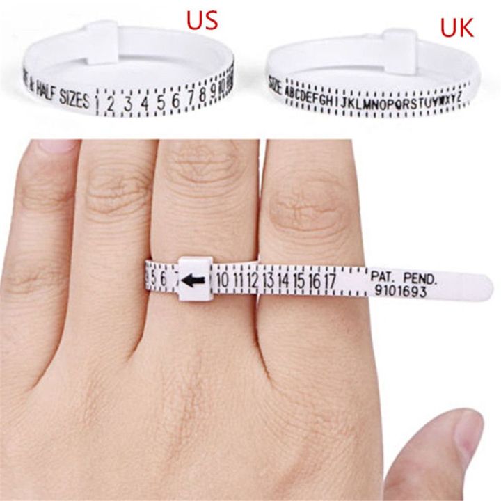 High Quality Sizes A-Z UK/US Ring Sizer Measure Finger Gauge Genuine ...