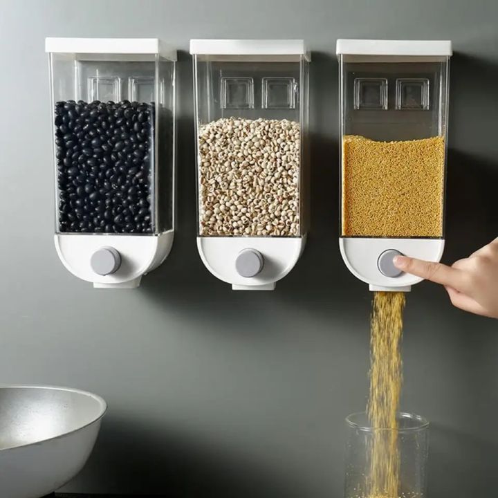 Rice, Pulses Dispenser - 1.5 Kg - 1 Piece, Wall Mounted Cereal ...