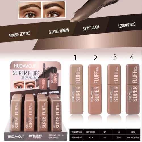 Super Fluff Brow Mousse – Tinted, Long-Wear Brow Setter EB-116) | Daraz.pk