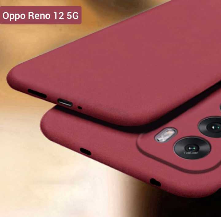 QAGS Cover for OPPO Reno 12 5G Case Soft Sandstone Slim Matte Cover ...