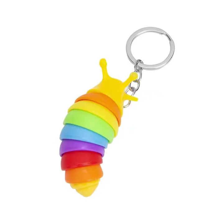 Mini Slug Fidget Toy with Keychain | Daraz.pk