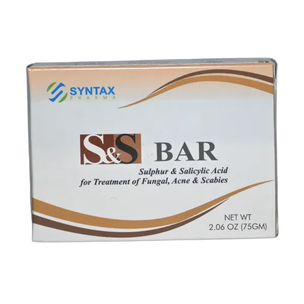 S And S Bar Sulphur And Salicylic Acid | Therapeutic Bar For Fungal ...