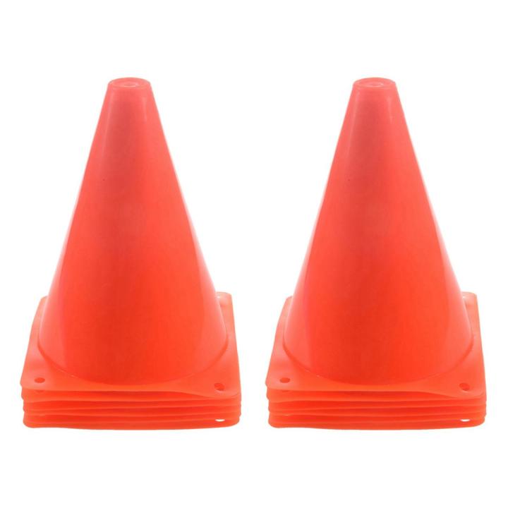7-Inch Plastic Traffic Cones (12-Pack) Multi-Purpose Cone Physical ...