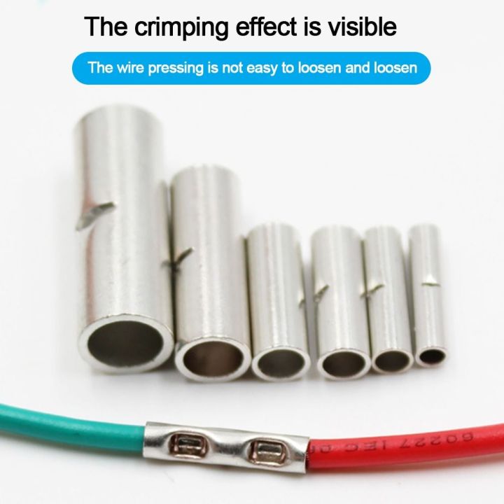 Terminal Block Non-Insulated Butt Non-Insulated Wire Connector Pure ...