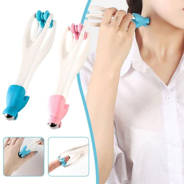 New Plastic Finger Massager Handheld Blood Circulation Hand Finger ...