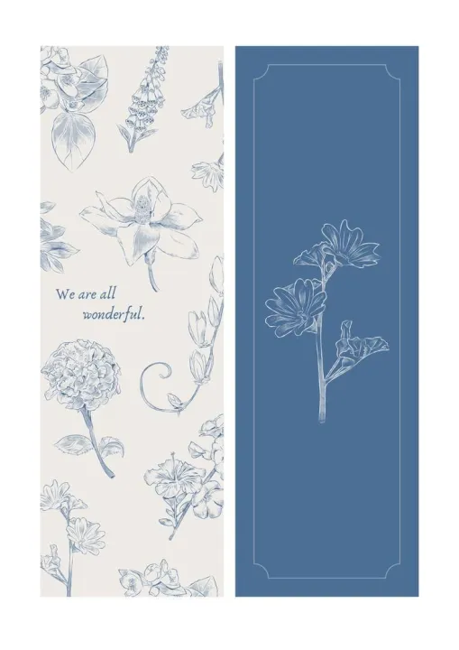 2pcs Bookmark set Aesthetic Floral-Themed – Minimalist Vintage Design ...
