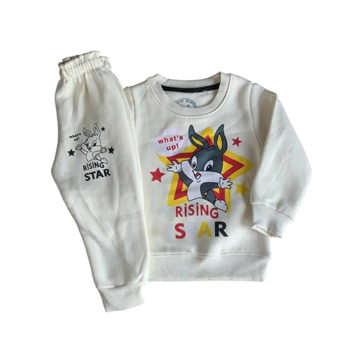 Rising Star Cartoon Printed Cute Winter Outfits For Kids | Daraz.pk