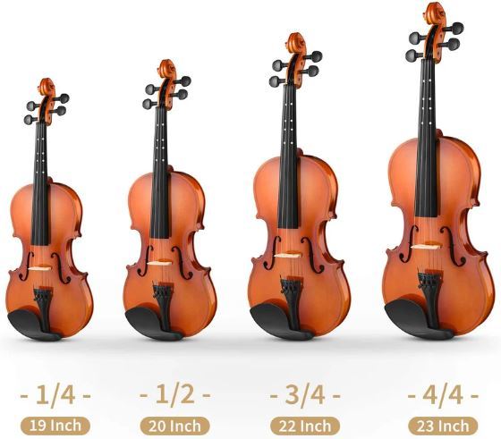 VIOLIN 1/2 HI VOLTS V01S | Beginner Level Student Violin with Bow ...
