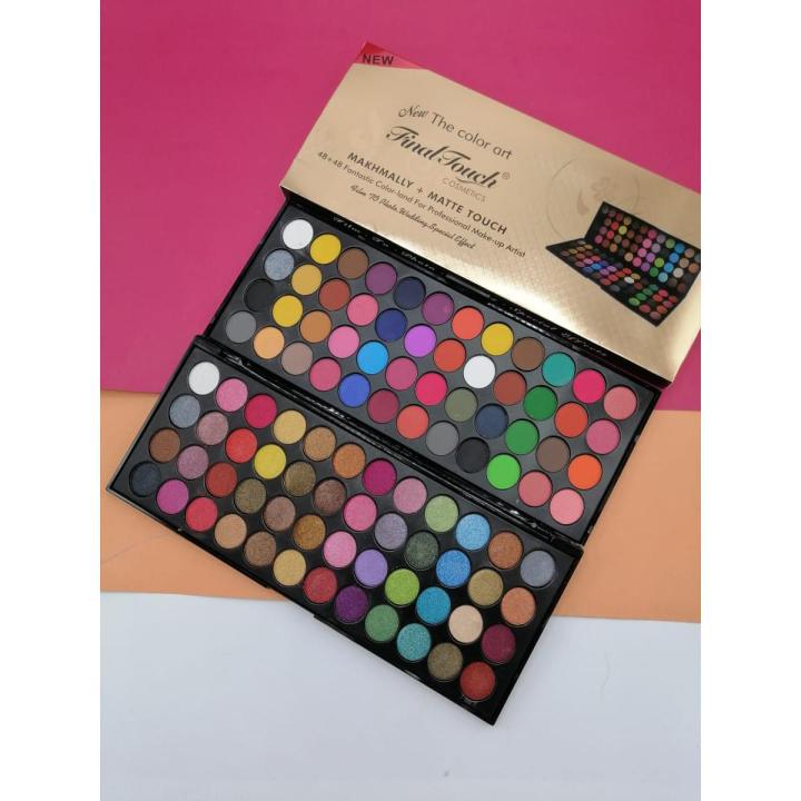 Final Touch Eyeshadow Palette 96 Colors Matte & Shimmer | Daraz.pk