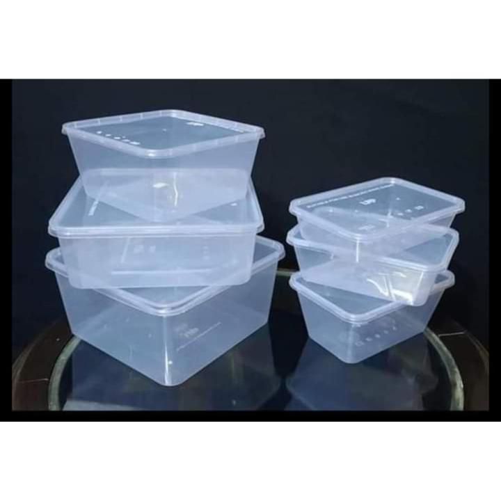 Plastic Boxes Food Container Pack Of 50 Pcs | Daraz.pk