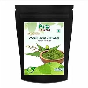 Pronatural Pure & Natural Neem Powder For Eating & Drinking, 200gms ...