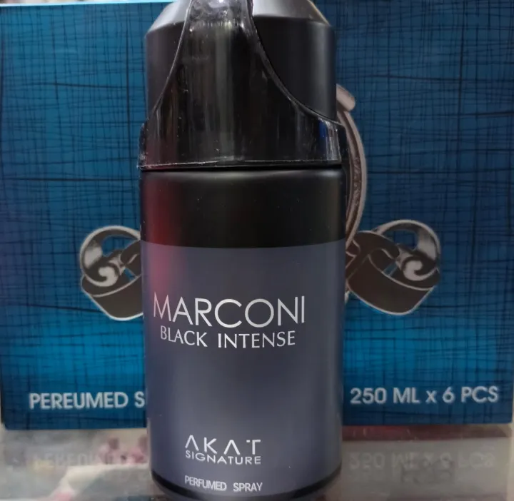 Marconi Black Intense Perfume Spray 250ml | Daraz.pk