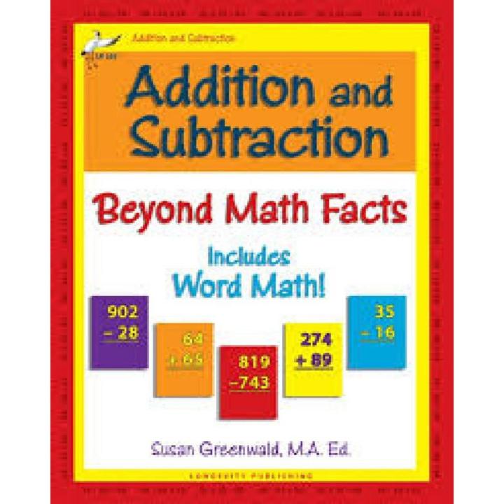 My Maths Workbook Addiction & Subtraction (Pb) | Daraz.pk