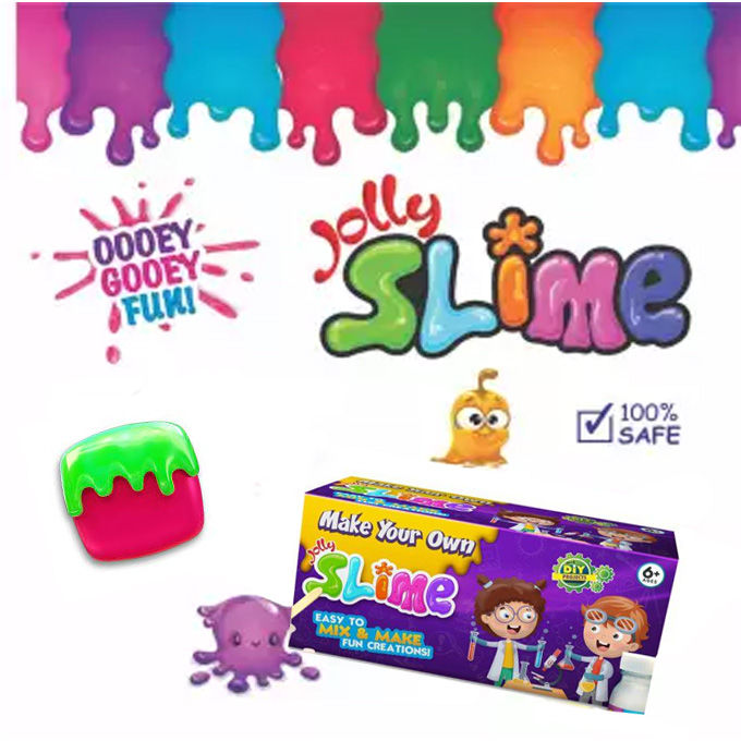 DIY Make Your Own Glitter Jelly Slime Kit with 3 Colors - Medium Pack ...