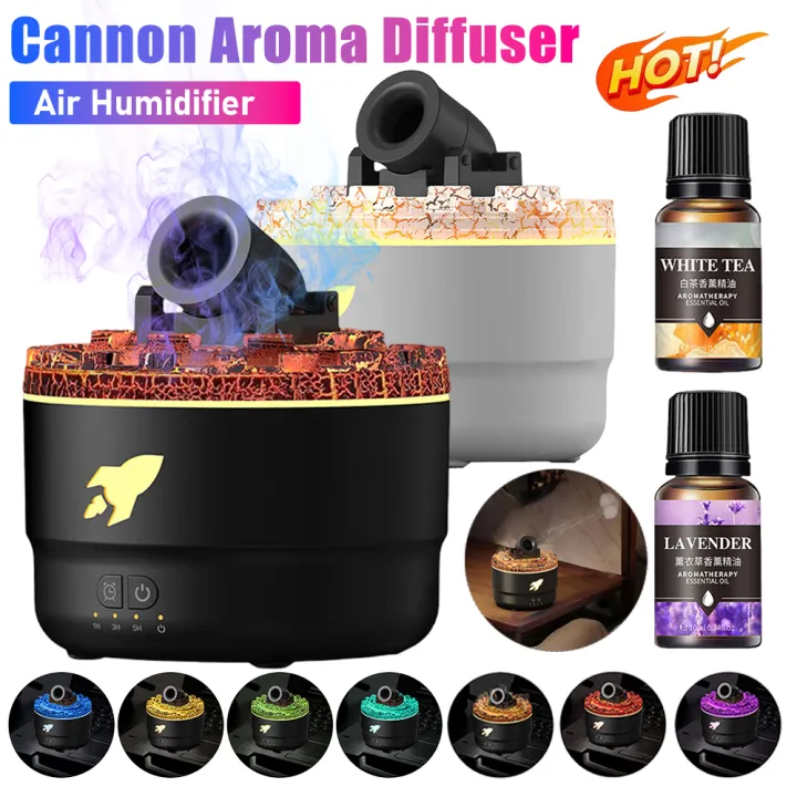 Volcanic Crack Light Cannons Humidifier Essential Oil Aroma Diffuser ...