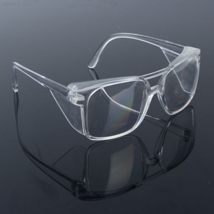 Fashion PC Material Safety Goggles Transparent Plain Glass Spectacles ...