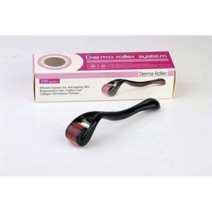 Derma Roller 0.5mm Titanium 540 Micro-Needling System For Anti-Ageing ...