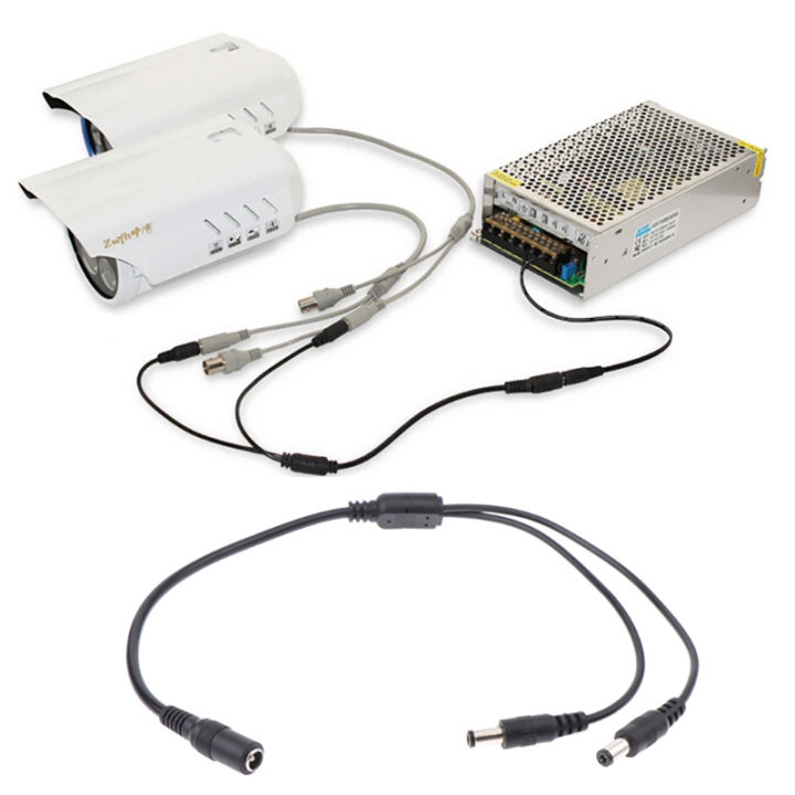 POE CCTV Tester IP Camera DC 1 To 2 Power Splitter Cable Cord For CCTV ...