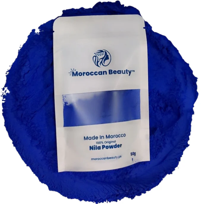 Buy Original Blue Nila skin whitening powder brightens, softens, and ...