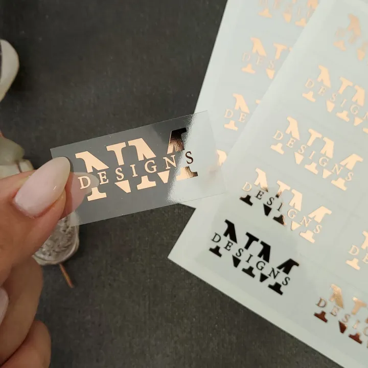 Transparent Image/ Logo Stickers | Custom Business print, vinyl ...