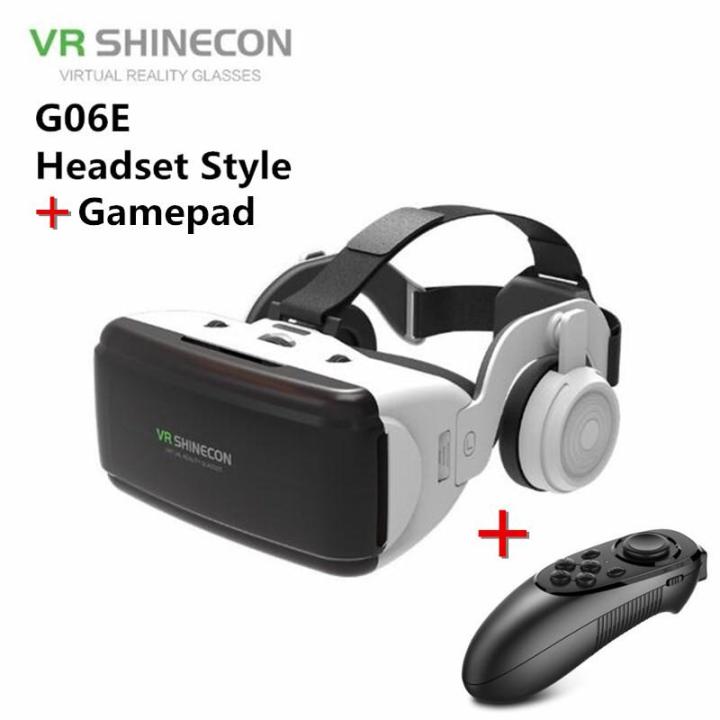 Shinecon G06A , G06B Vr Headphone New 3D Virtual Reality Gaming Glasses Headset for 4.5-7.0 Inch ...