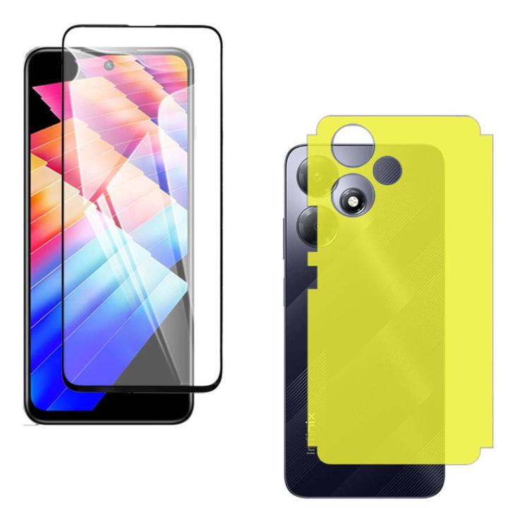 Pack of 2 - Infinix Hot 30 Play NFC 9D 21D Tempered Glass Screen ...