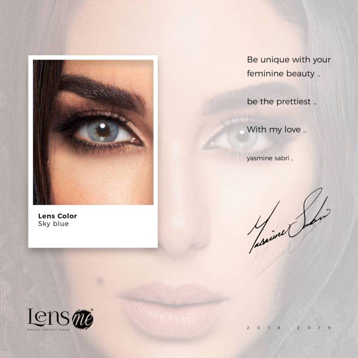 LensMe Contact Lenses - Sky Blue with FREE KIT (Made in Korea) | Daraz.pk