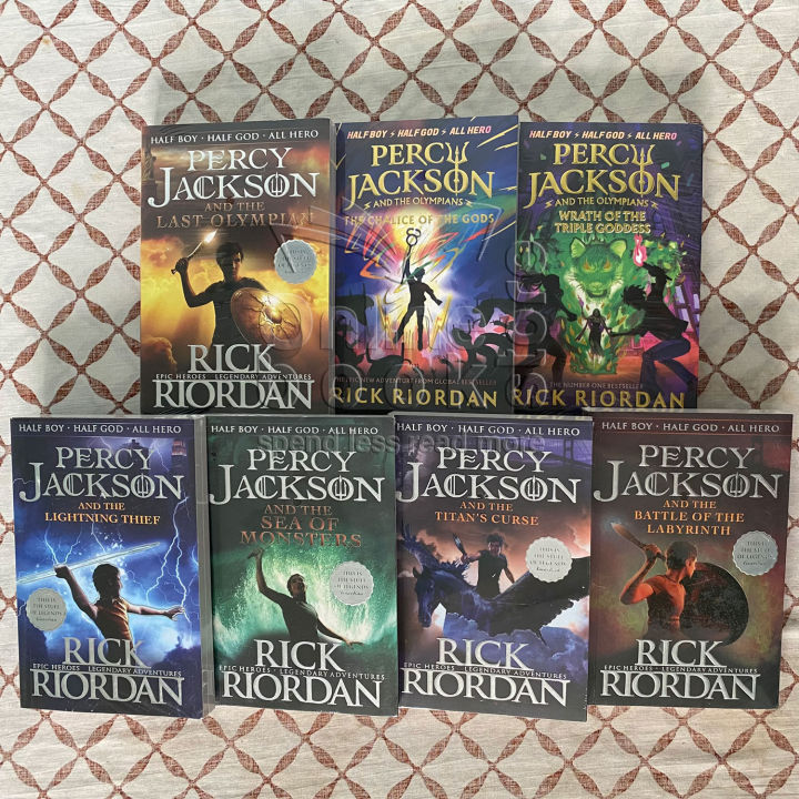 Percy Jackson 7 Books Set by Rick Riordan | Daraz.pk