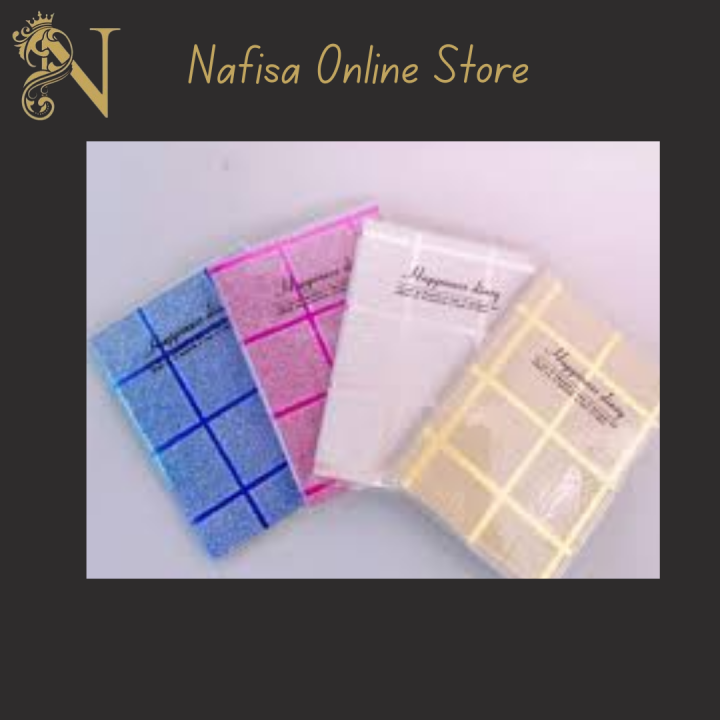 Assorted Color Shiny Cover Notebook - A5 Size, 80 Pages - Ideal for ...