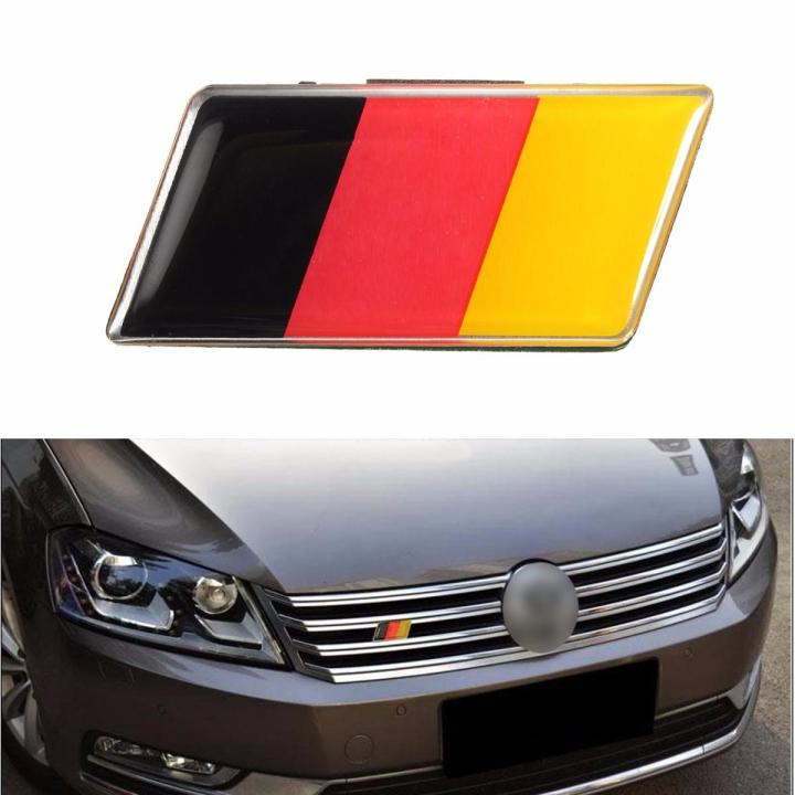 Aluminum Front German Flag Grille Emblem Badge Fit 80-15 Volkswagen ...