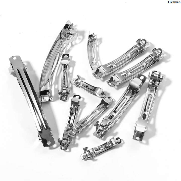 Original 10-50Pcs French Barrette Spring Hair Clips Automatic Clip ...