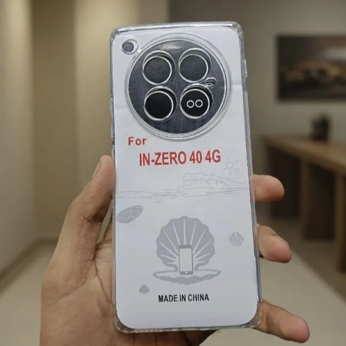 Infinix Zero 40 4G Clear Anti Shock Dust Proof Anti Dust Transparent ...