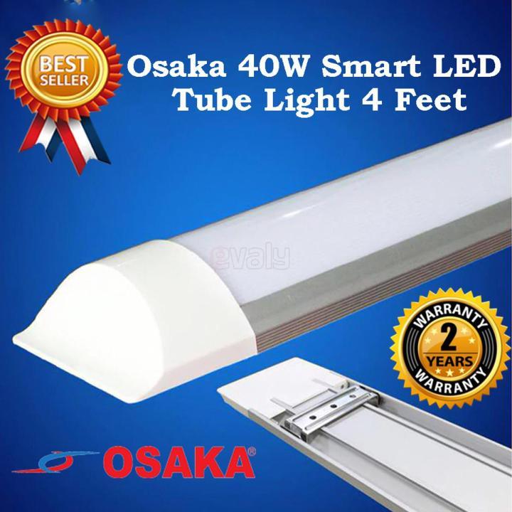 OSAKA 40 Watt Double LED Tube Light – 4 Feet | Energy Saving | Bright ...