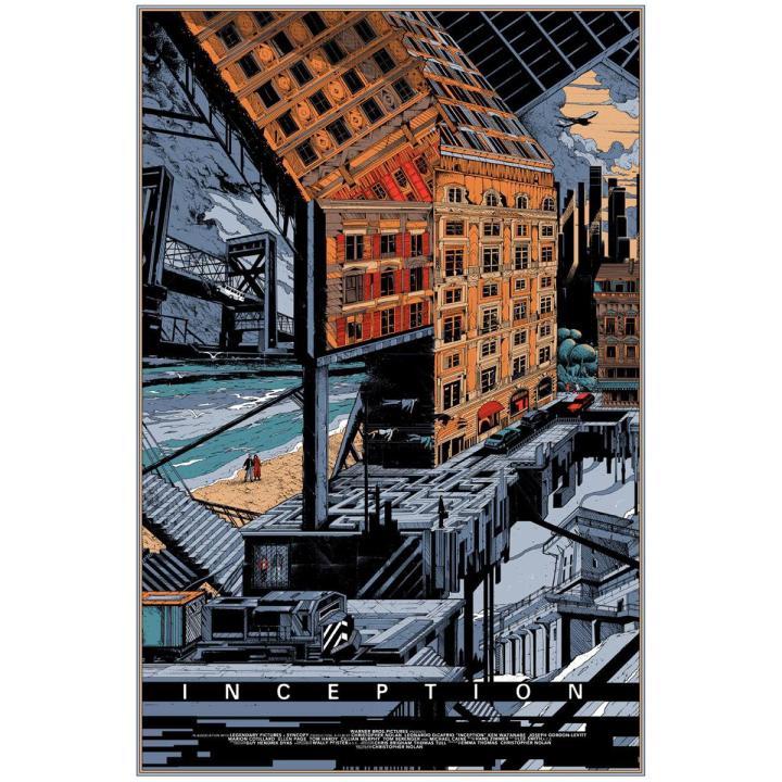 Inception Movie Posters Movies 2.0 Vinyl Paper Quotes Vintage ...