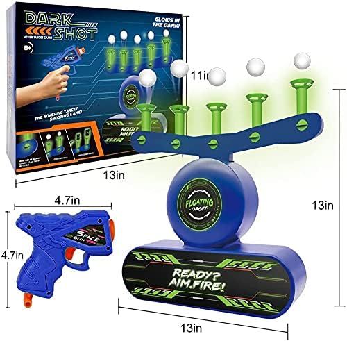 Shooting Games for Kids, Electric Floating Ball Target with Blaster Toy ...