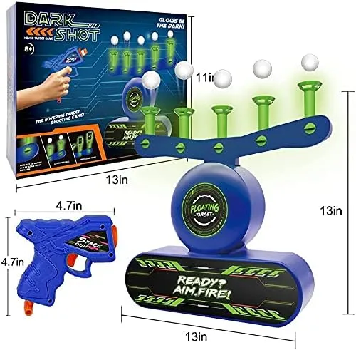 Shooting Games for Kids, Electric Floating Ball Target with Blaster Toy ...