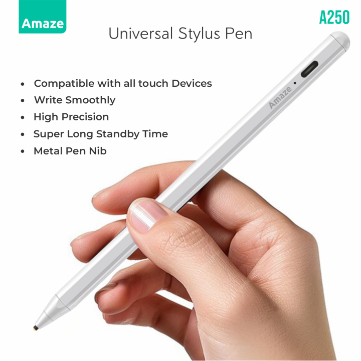 Amaze A250 Universal Stylus Pen Compatible with all Touch Devices Super ...
