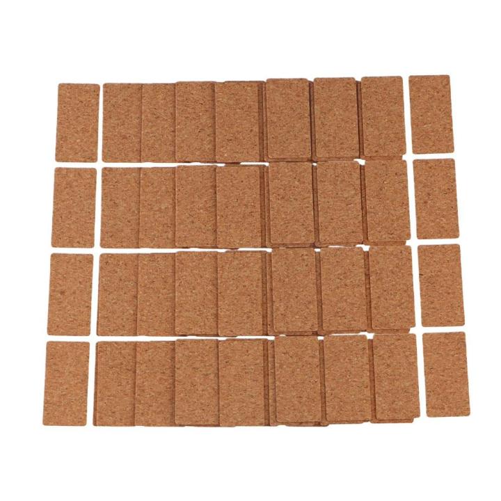 36/96pcs Kitchen Supplies Self-adhesive Cork Wooden Labels Stickers ...