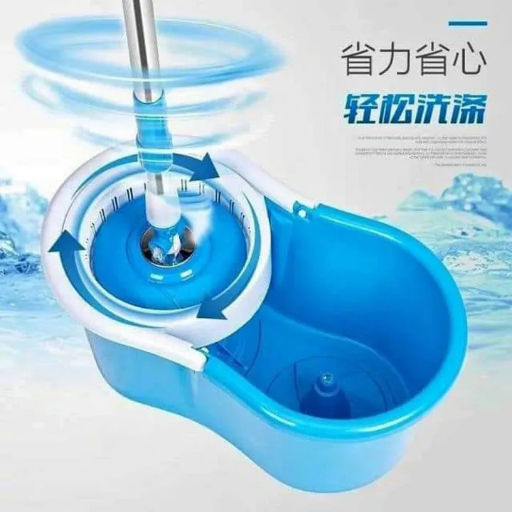 Mop Floor Cleaner with Bucket Set Offer with Big Wheels for Best 360 ...