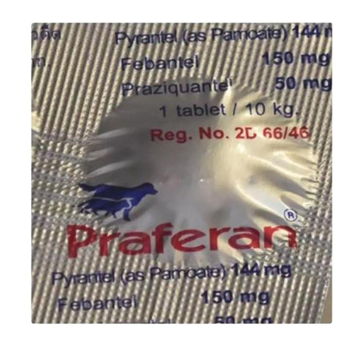 Praferan Deworming for Cat and Dogs 1 | Daraz.pk